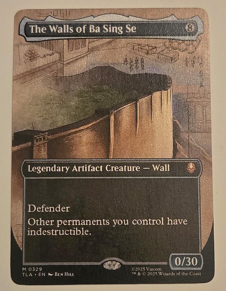 MTG Avatar the Walls of Ba Sing Se Proxy - Etsy