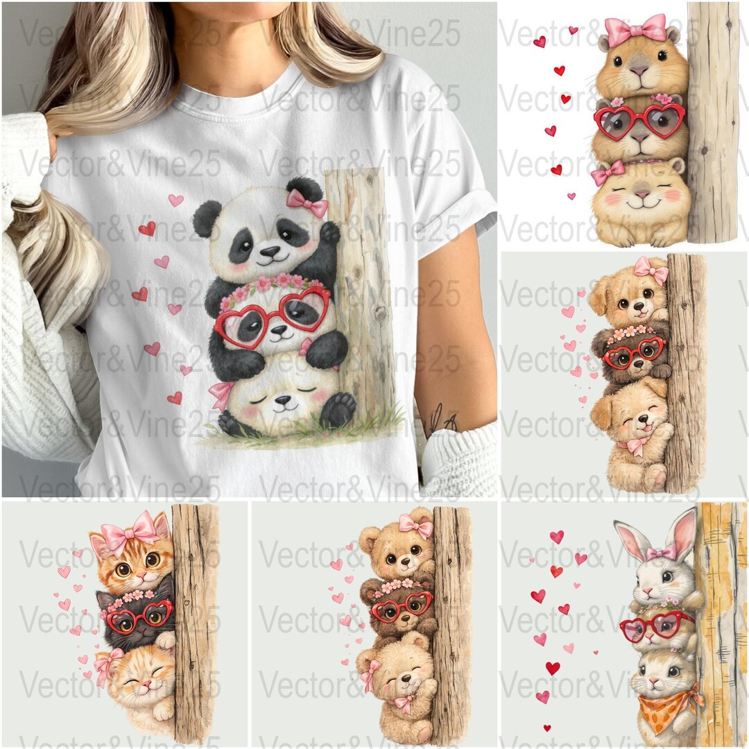 Cute Panda Png, Stacked Pandas Png, Panda Clip Art, Valentine Pandas ...