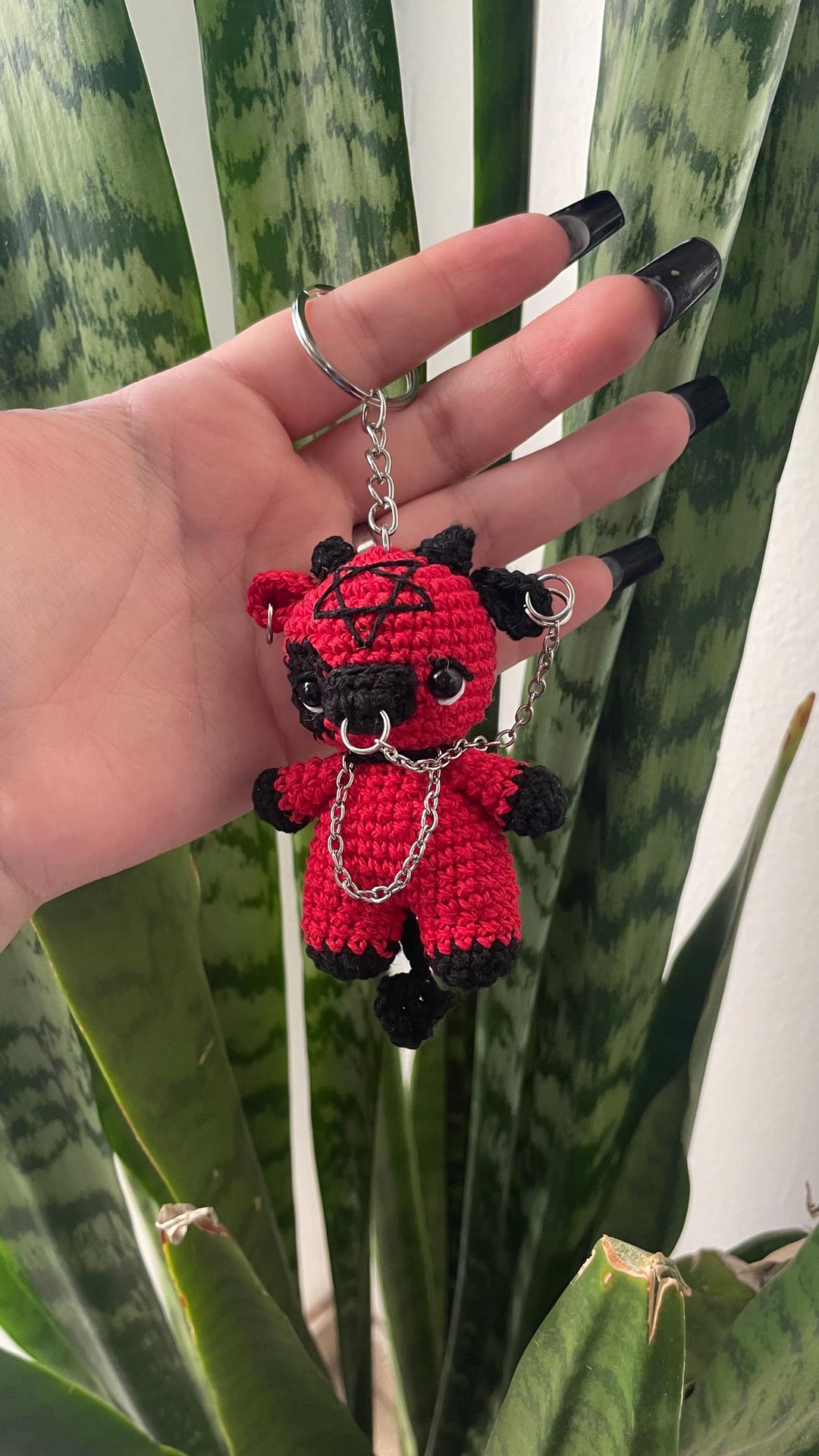 Tiny Devil Cow - Etsy