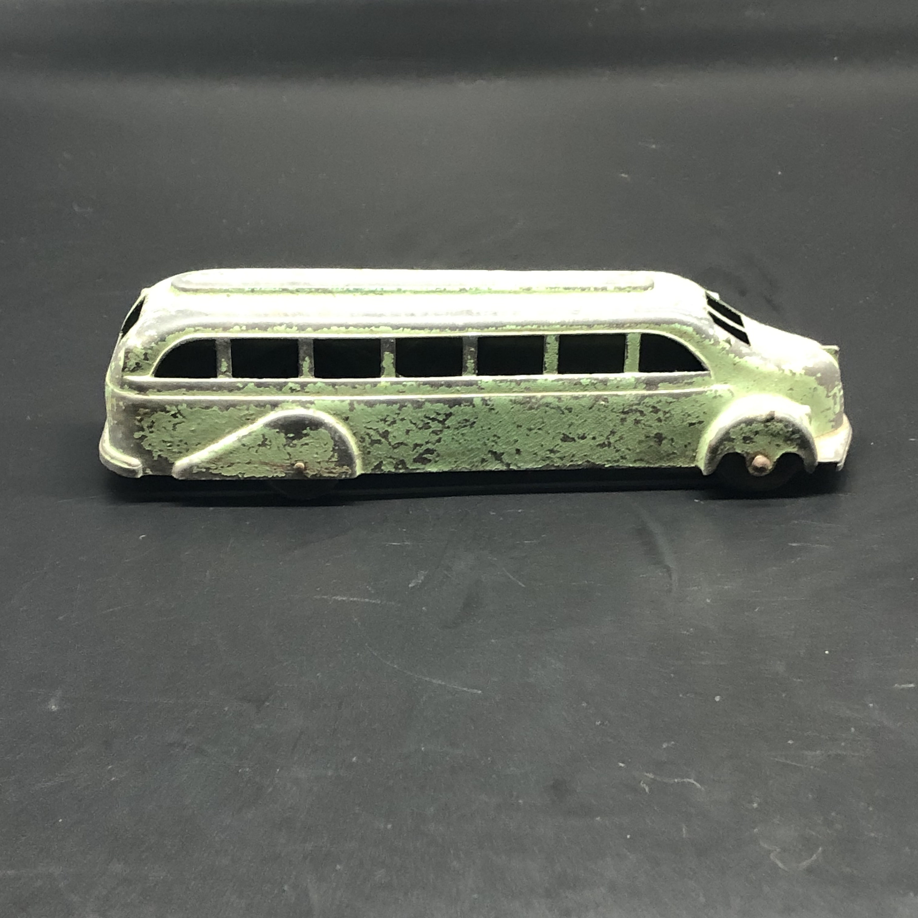 Vintage Metal Masters Green Bus Toy, Childs Toy, Die Cast Bus, 1930 ...