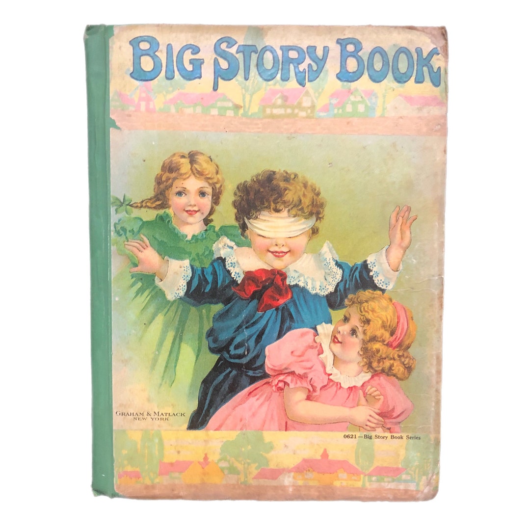 Antique Childrens Book, Big Story Book 0621, Antique Childrens Book ...