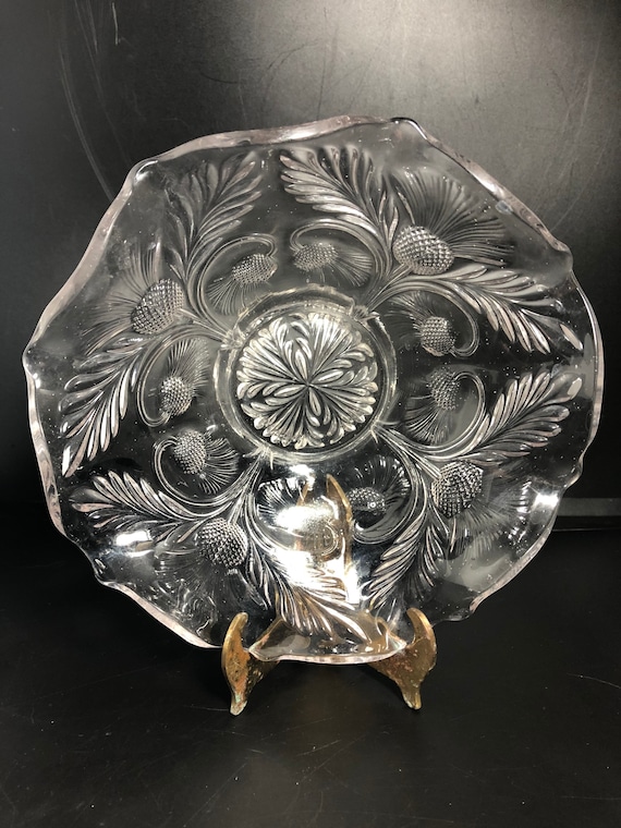 Depression Glass Thistle Pattern