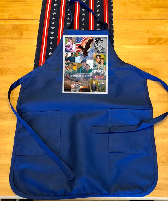 Photo Apron One 8 in x 10.5 in Photo Collage with up to 8 | Etsy
