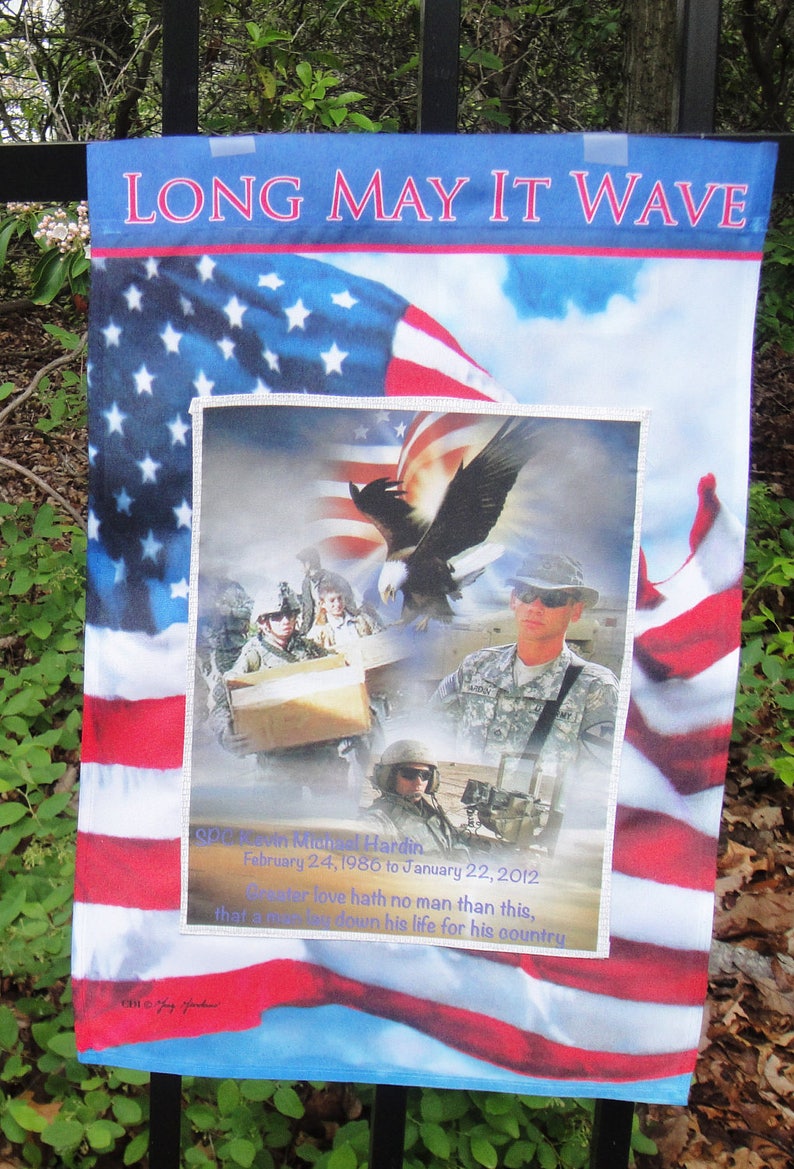 This is for New Remembering Flag for a Gold Star Family This is Not for ...