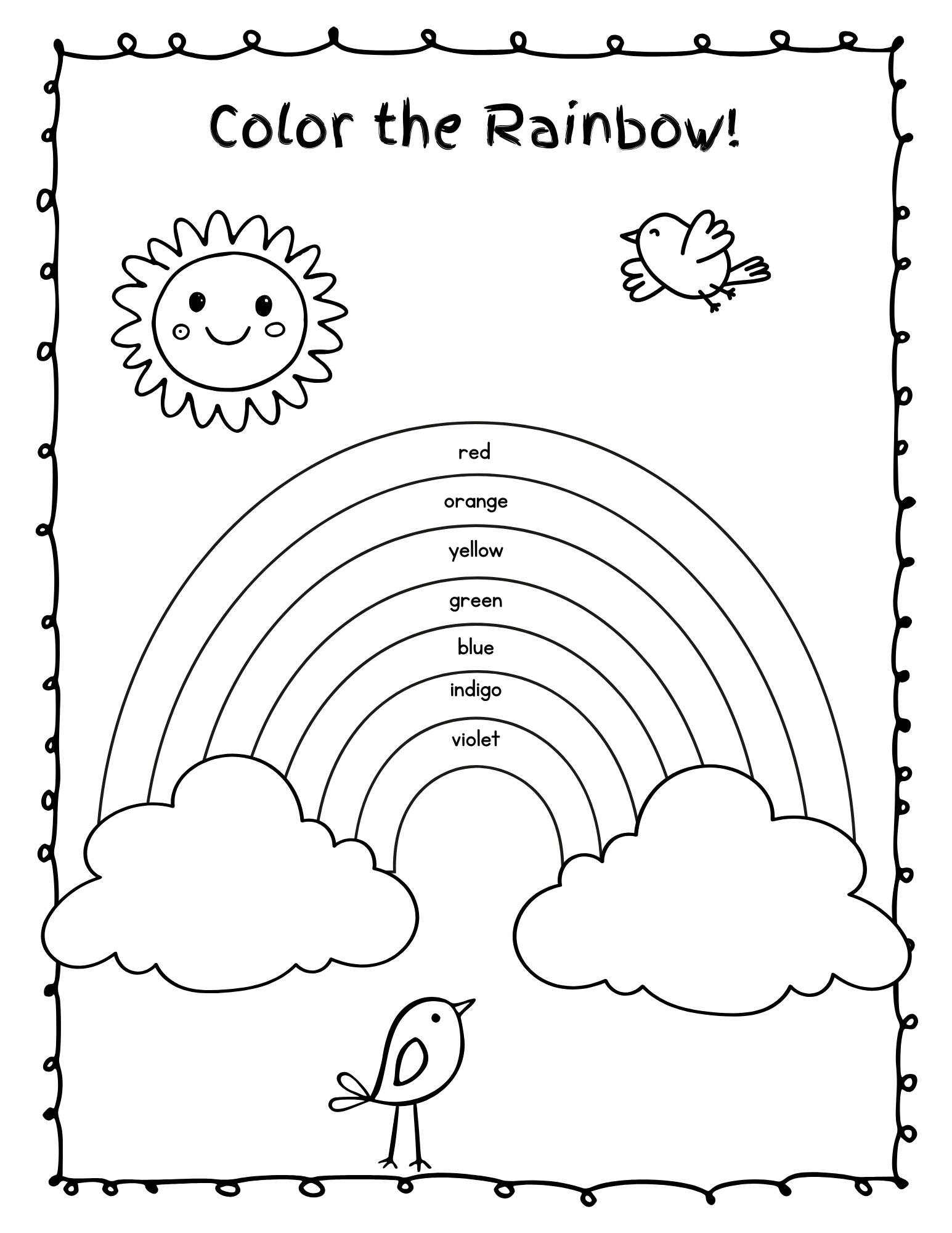 Colors Learning Worksheet – Trace, Write & Color for Preschool and ...
