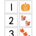 Fall / Autumn Count and Match Cards for Kids - Math Numbers 0-20 ...