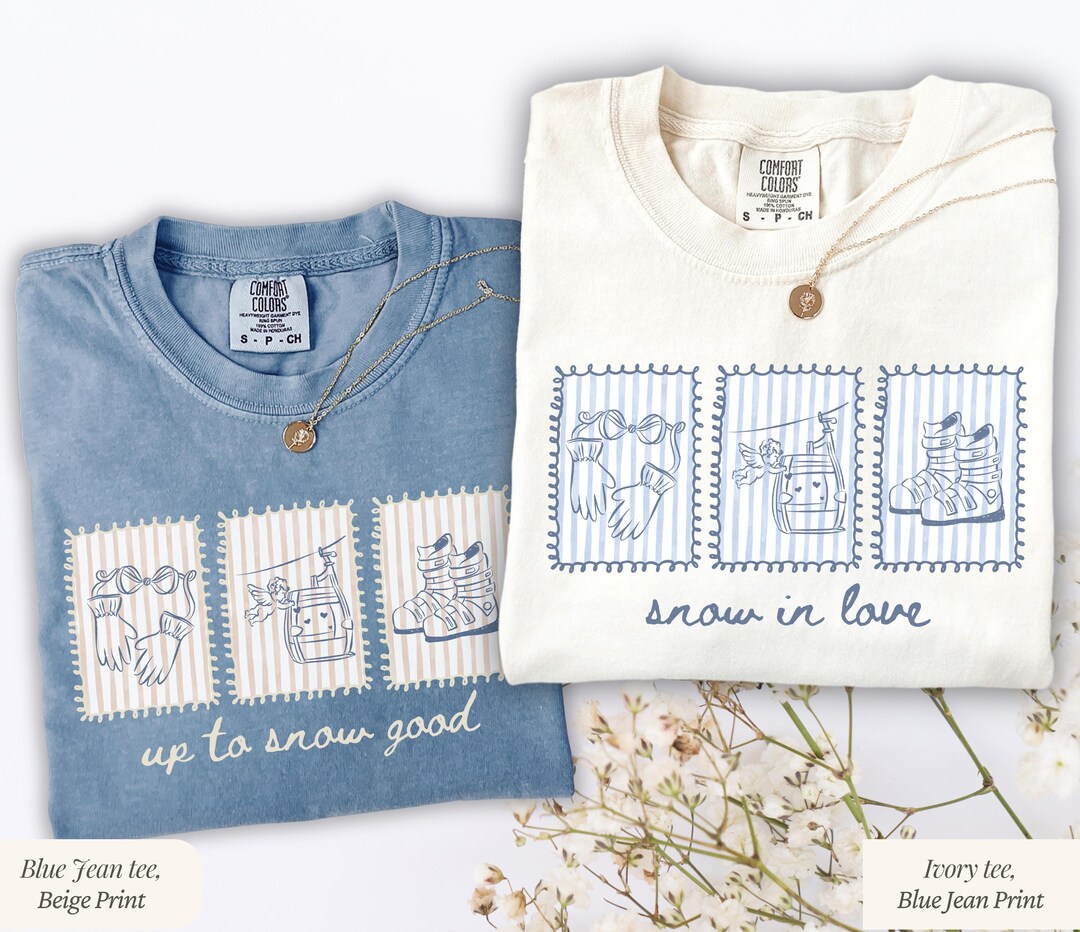 Snow in Love Winter Bachelorette Shirts, Apres Bachelorette Tees ...