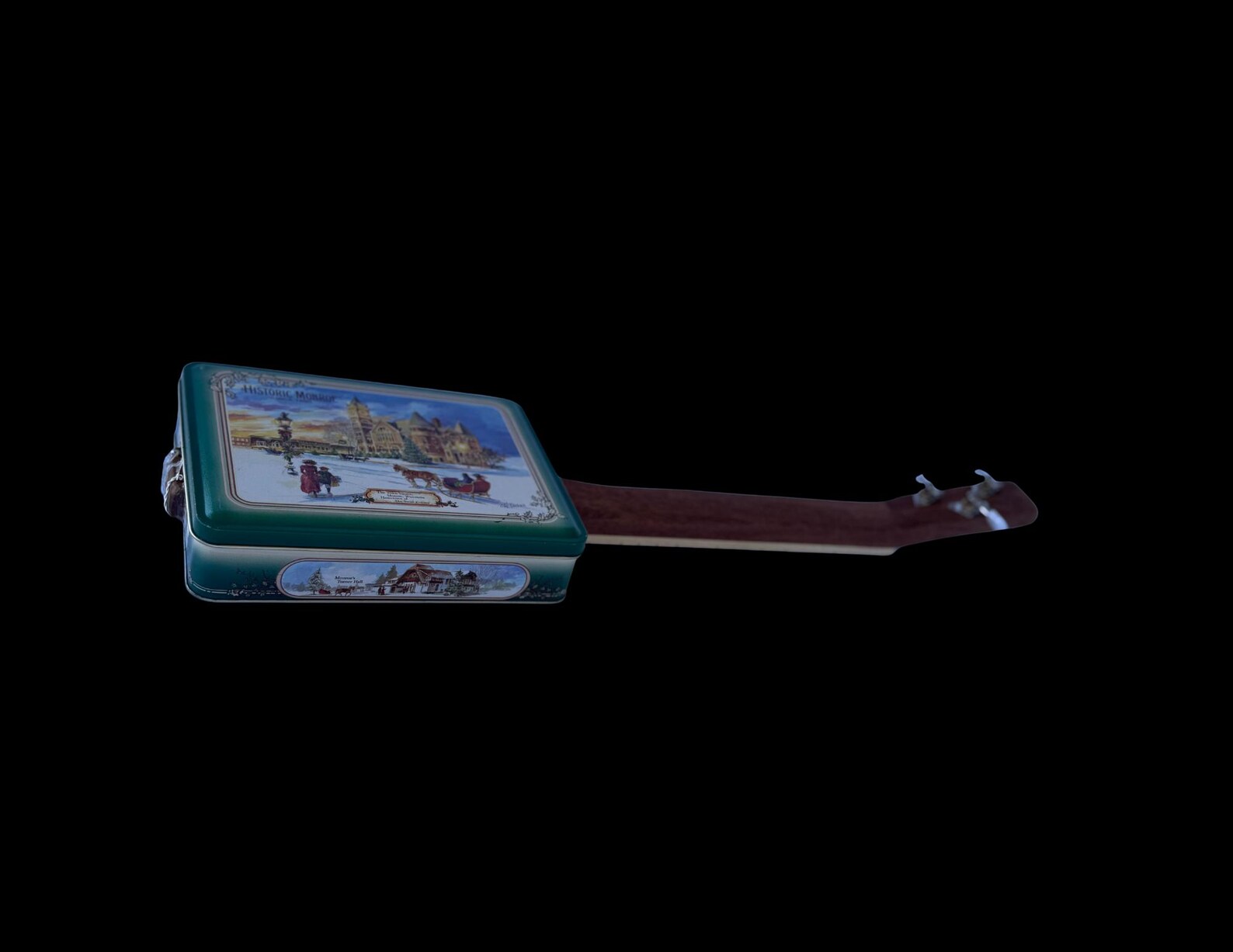 Holiday Banjo Made From Up-cycled Cookie Tin, Diatonic Easy Play ...