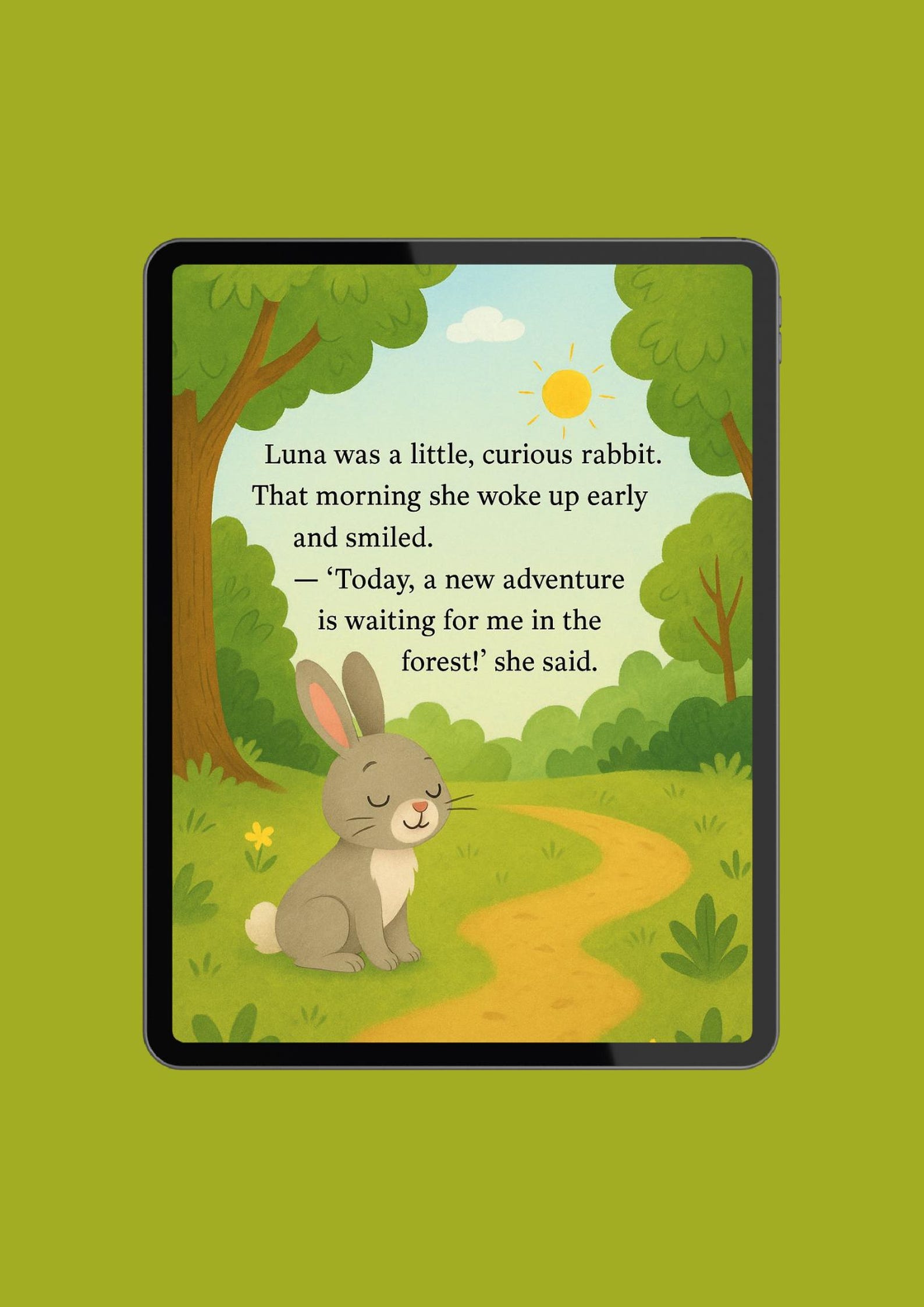 Luna and the New Friend in the Forest. Digital Children’s Storybook - Etsy