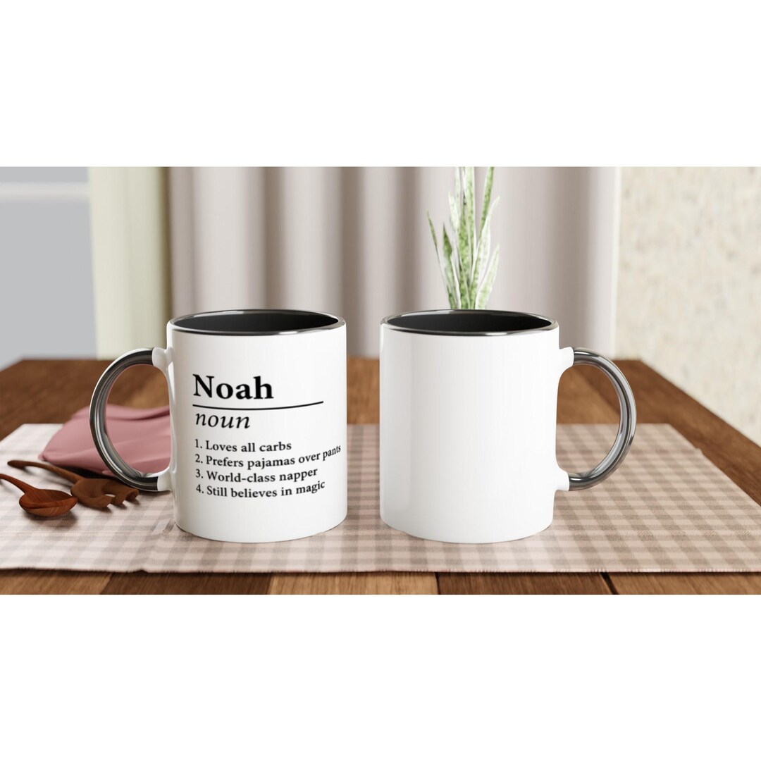 Personalized Name Noun Definition Mug - Unique Ceramic Coffee Cup - Etsy