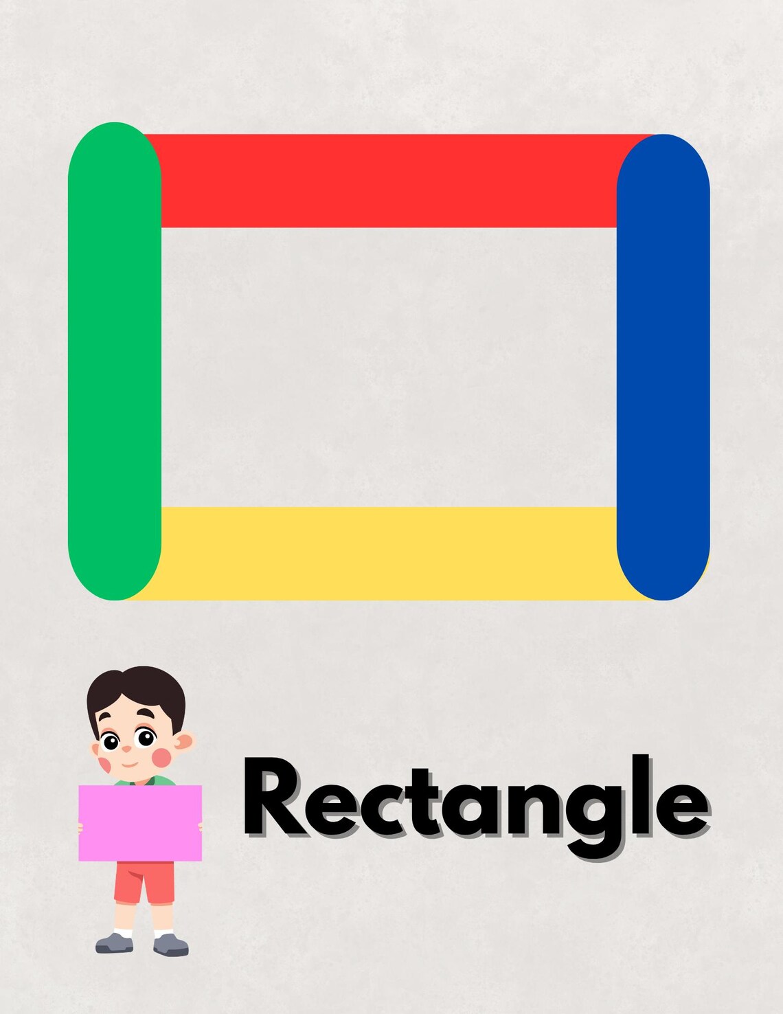 Popsicle Stick Shapes Activity: Coloring & Learning Game (PDF Pattern ...