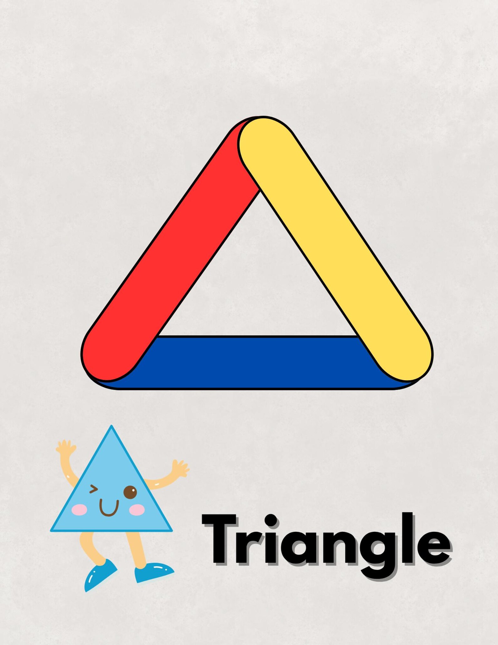 Popsicle Stick Shapes Activity: Coloring & Learning Game (PDF Pattern ...