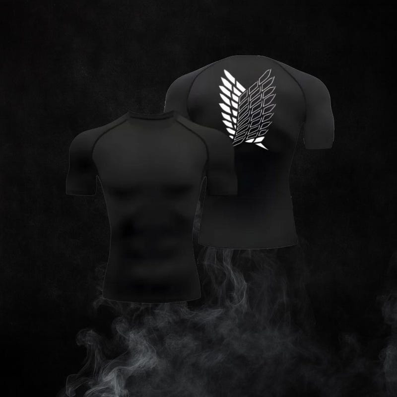 Anime Compression Shirt - Etsy