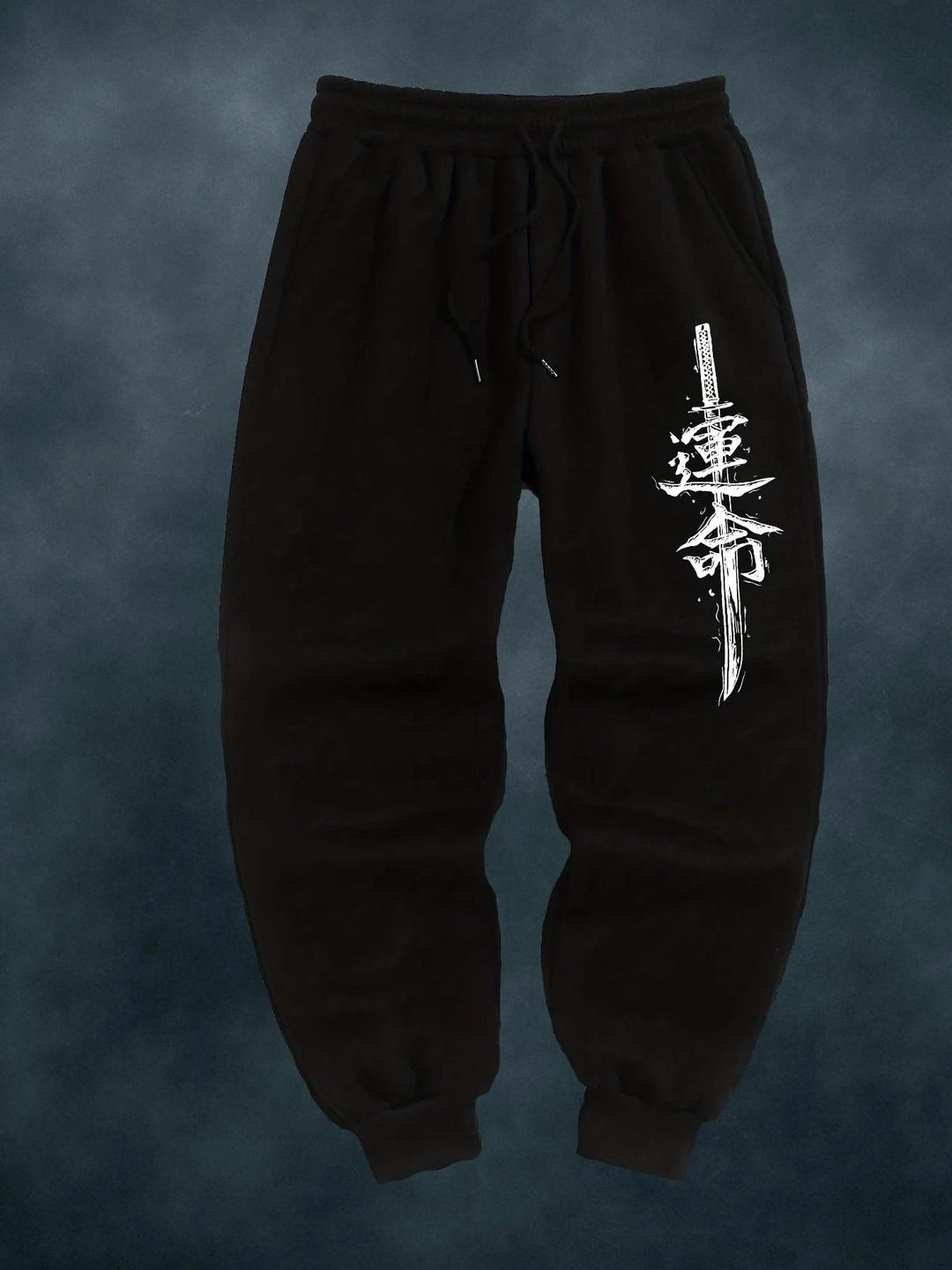 Toji Goth Gym Joggers | Tapered Athletic Pants for Men & Women | Dark ...