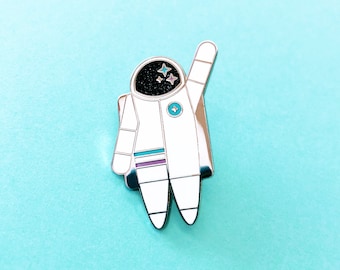 Astronaut Enamel Pin Astronaut Space Lapel Pins Space | Etsy
