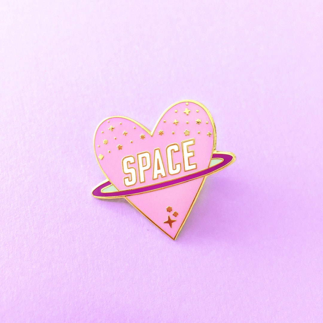 I Love Space Enamel Pin space Pin, Space Enamel Pin, Saturn Pin, Space ...