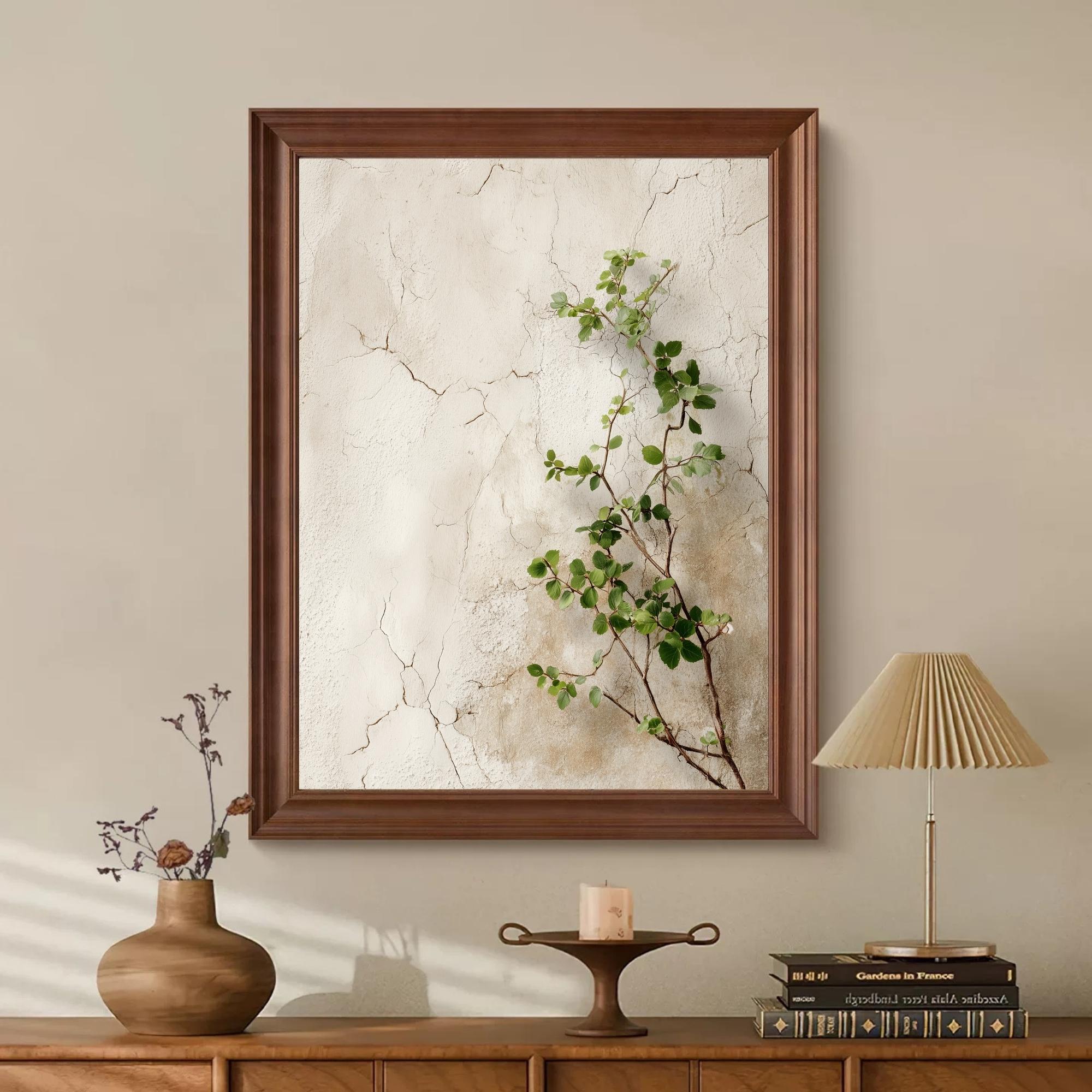 Wabi-sabi Vine Wall Art, Zen Minimalist Printable, Rustic Botanical ...