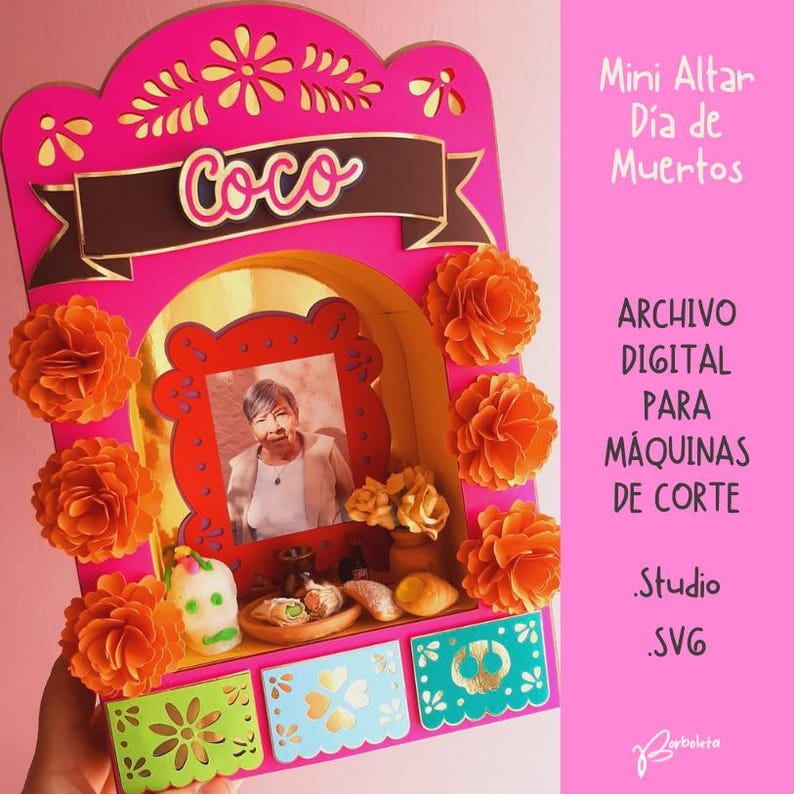 Mini Altar/niche Day of the Dead - Digital File for Cutting Machine - Etsy