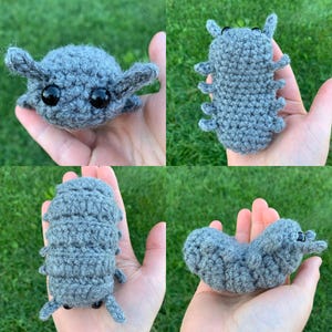No-sew Isopod Crochet Pattern, Roly Poly Pal. (digital PDF) - Etsy UK