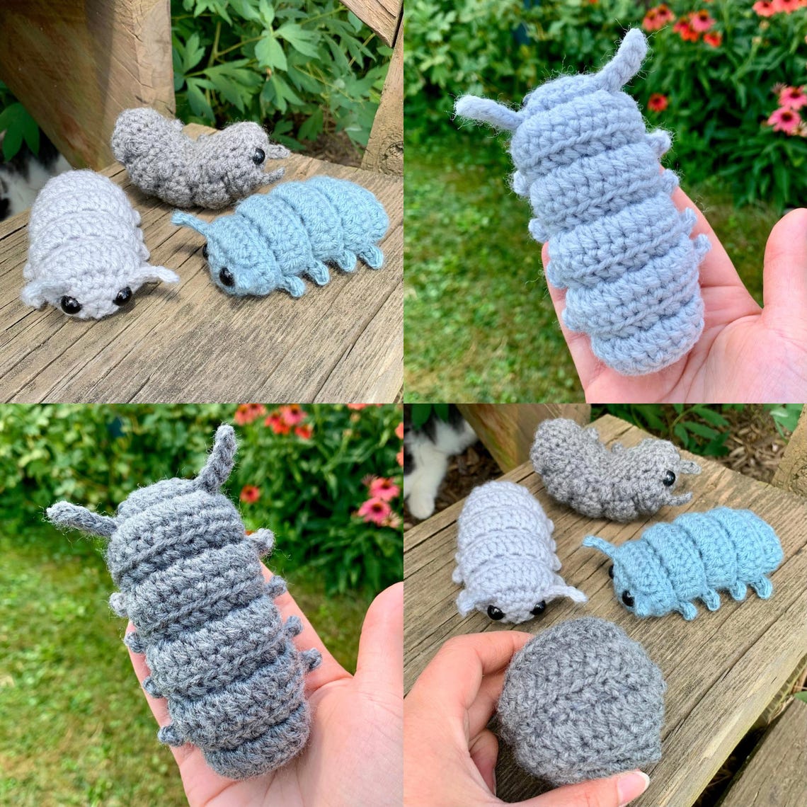 No-sew Isopod Crochet Pattern, Roly Poly Pal. (digital PDF) - Etsy UK