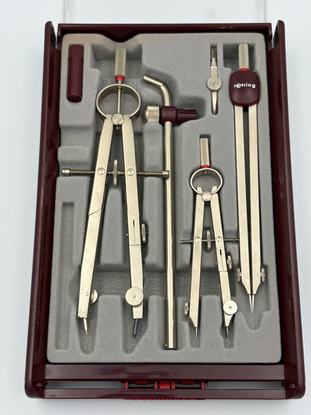 Vintage Rotring Drafting Compass Set – Technical Drawing Kit With Case ...