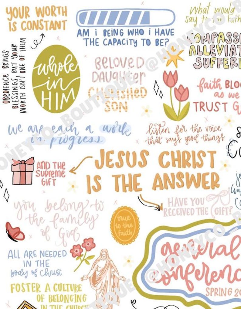 Spring 2025 General Conference Notes - Etsy