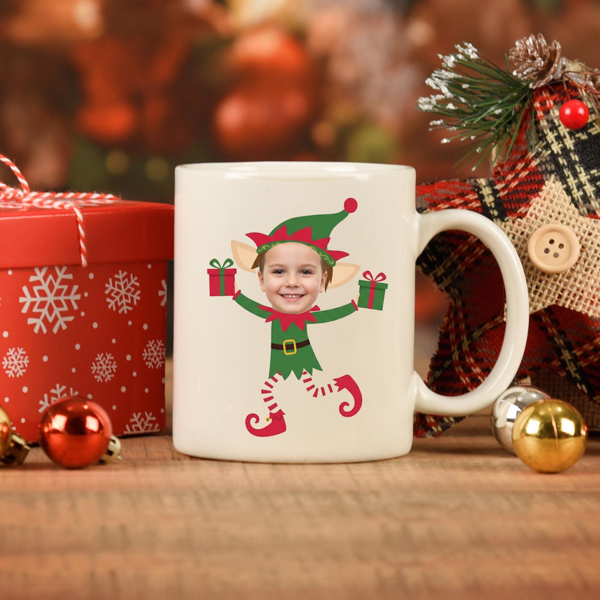 15x Christmas Elf Costumes Add Your Own Photo Face, DIY Elf Yourself ...