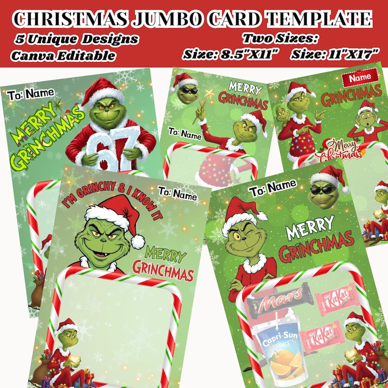 Jumbo Character Cards - Etsy