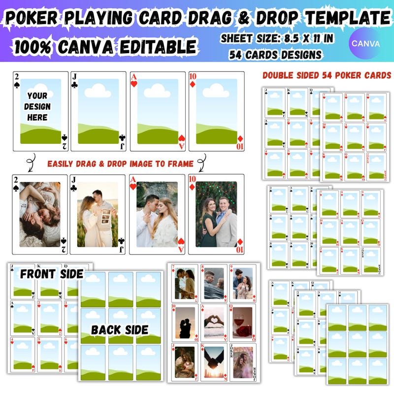 Trading Card Backs - Etsy