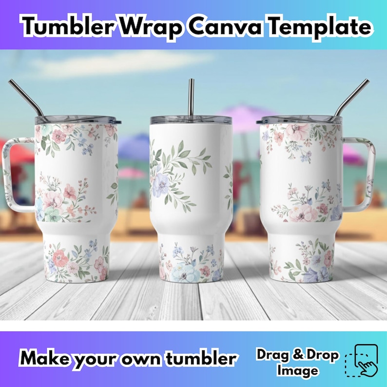 Tumbler Wrap Canva Template 40oz Tumbler 30oz Tumbler 20oz Tumbler 20oz ...