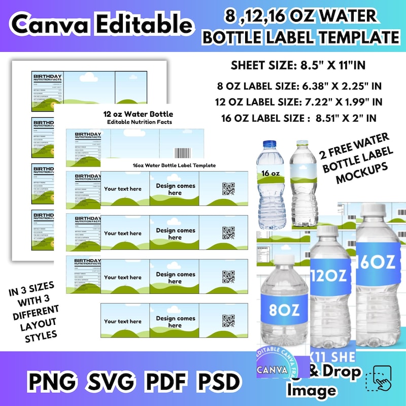 Transparent 16oz Wraps - Etsy