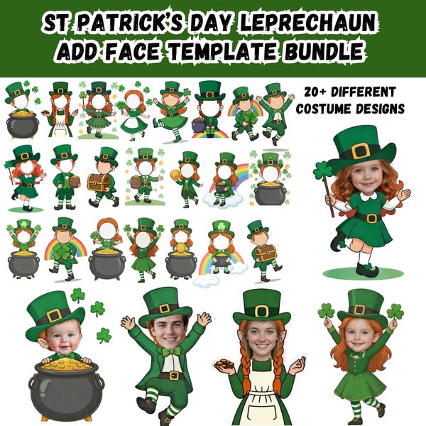 Leprechaun Cutout - Etsy