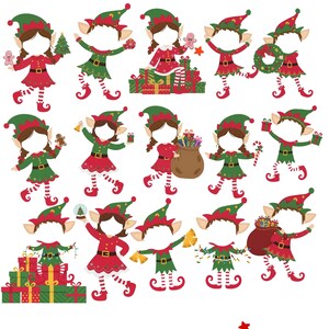 15x Christmas Elf Costumes Add Your Own Photo Face, DIY Elf Yourself ...