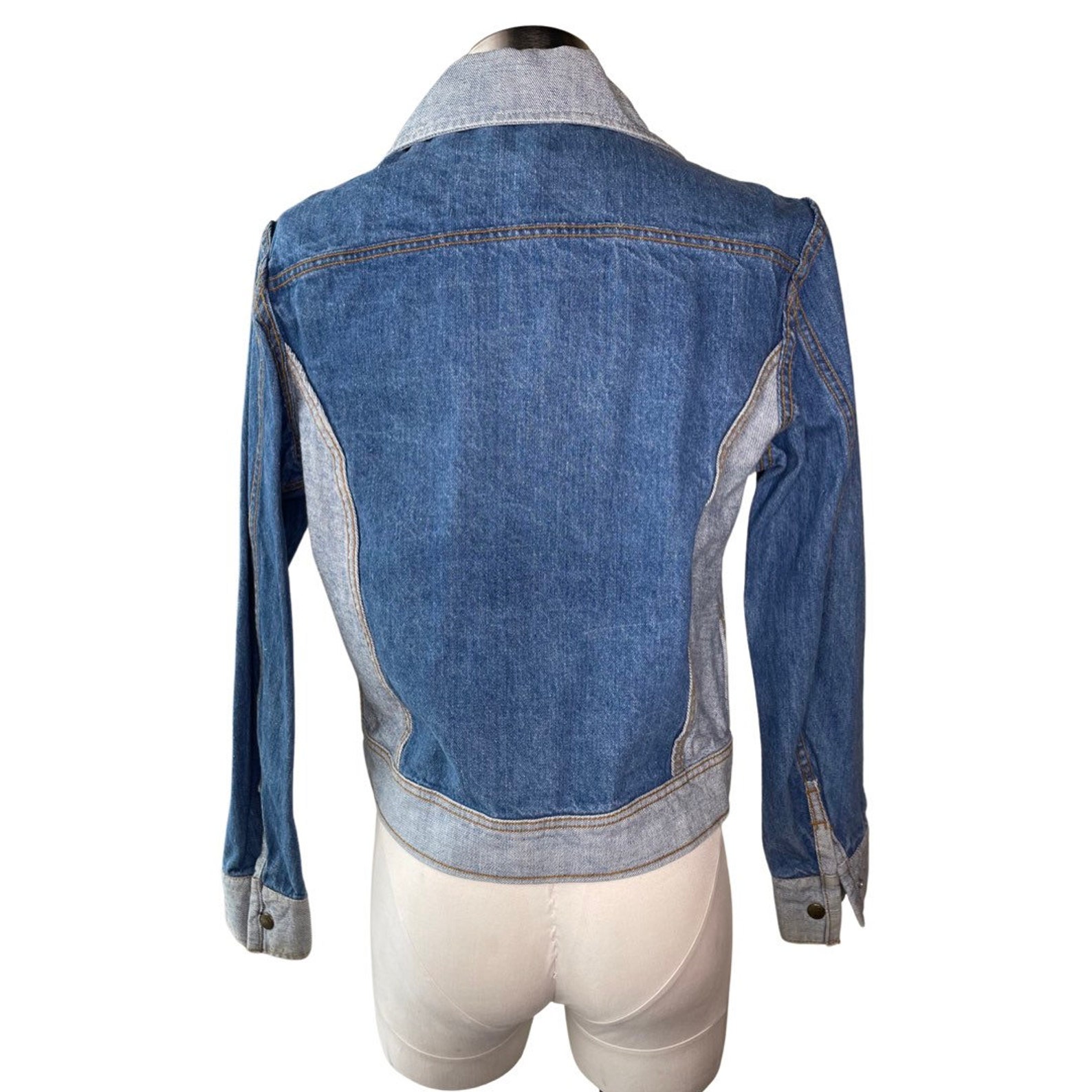1970s Reversible Lee Denim Jacket - Etsy