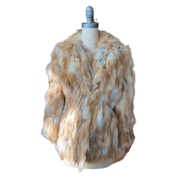 Red Fox Fur Coat - Etsy