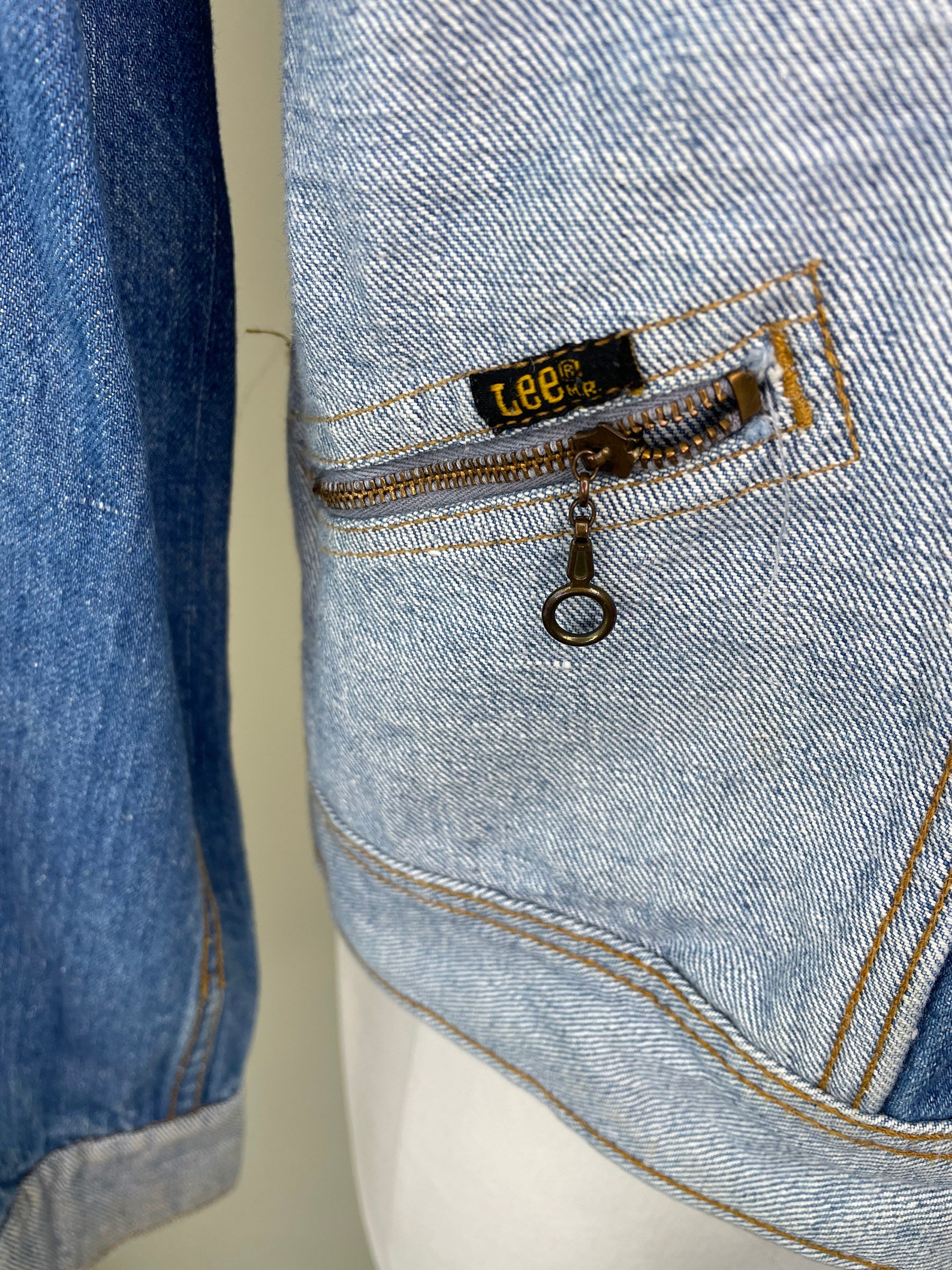 1970s Reversible Lee Denim Jacket - Etsy