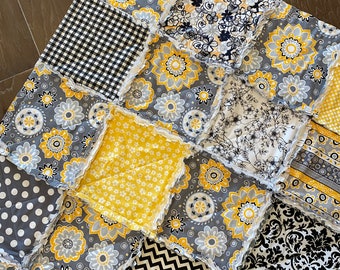 Gray Rag Quilt - Etsy