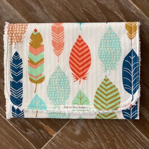 Woodland Burp Cloths, Tribal Burp Rag, Bear Spit up Rag, Burp Cloth Set ...