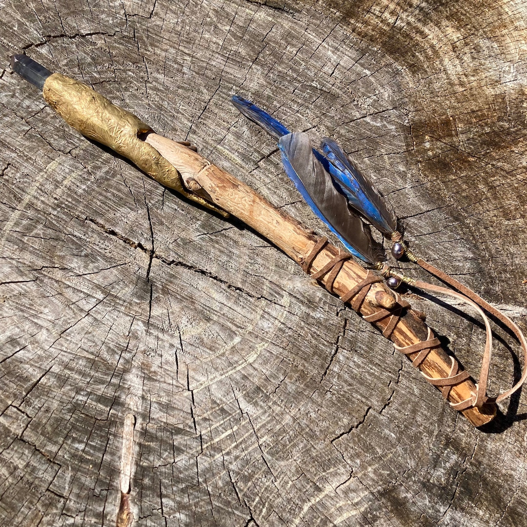 Ocean Aura Crystal Royal Scepter Wand - Etsy