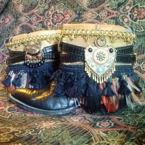 Tribal Boots - Etsy