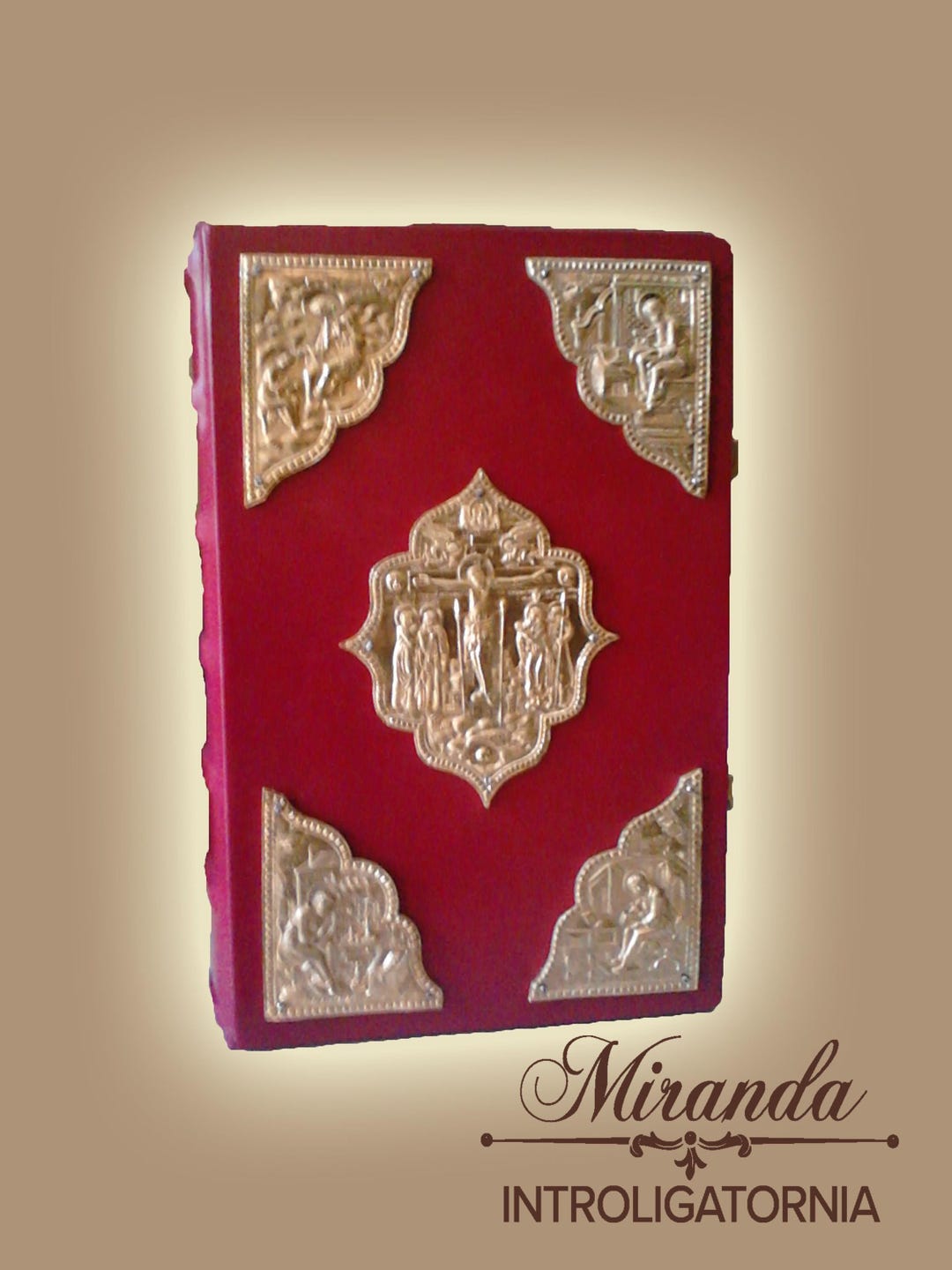 Handcrafted Leather Bookbinding - Vintage Style Embossed Cover - Etsy