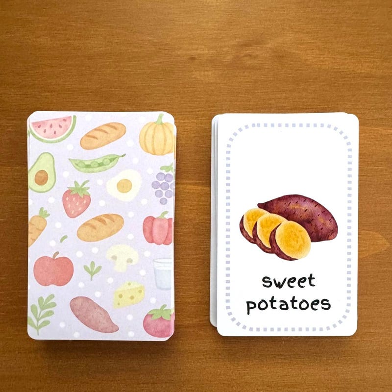 Nutrition Card Game - Etsy