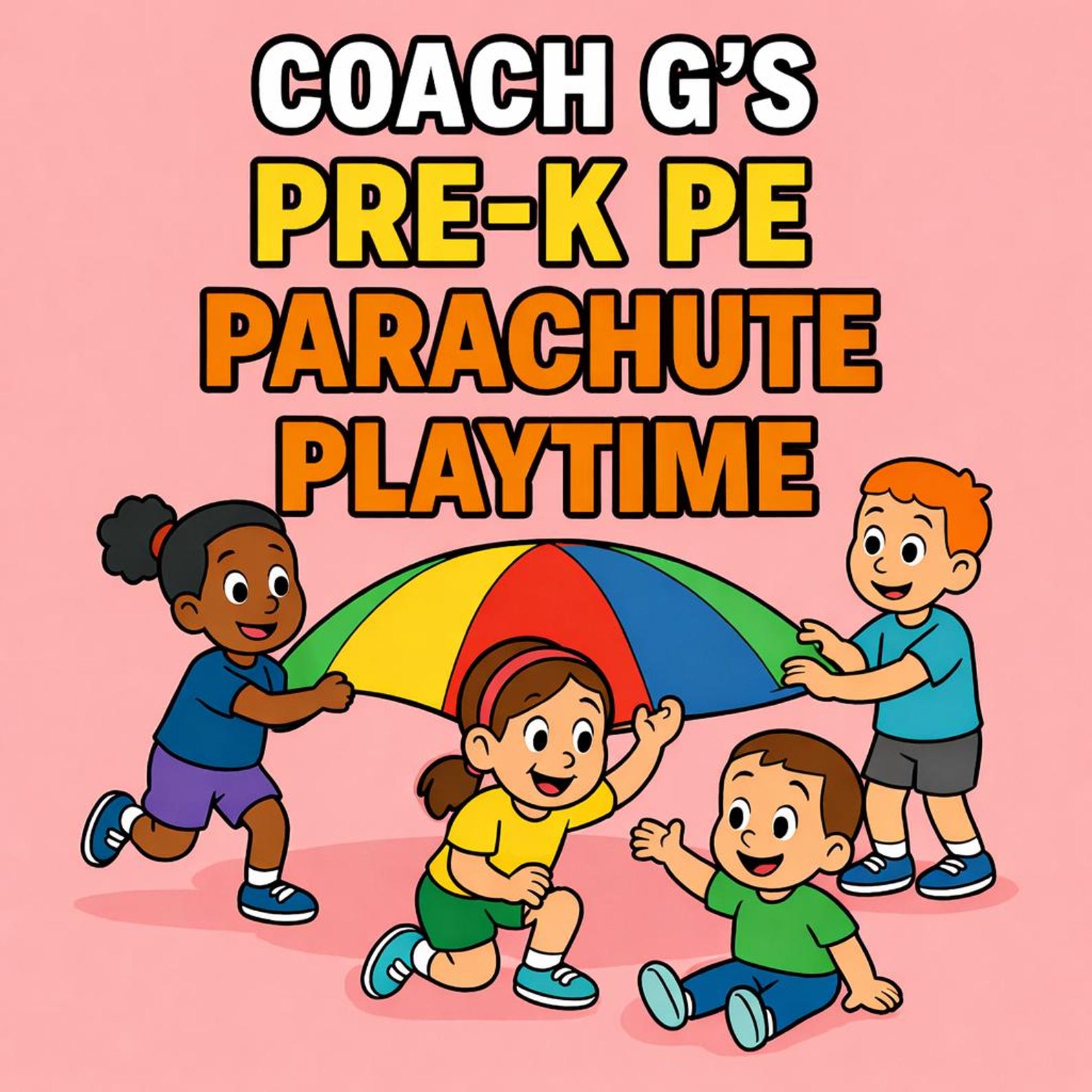 Pre K Parachute Playtime - Preschool Physical Education and Movement ...