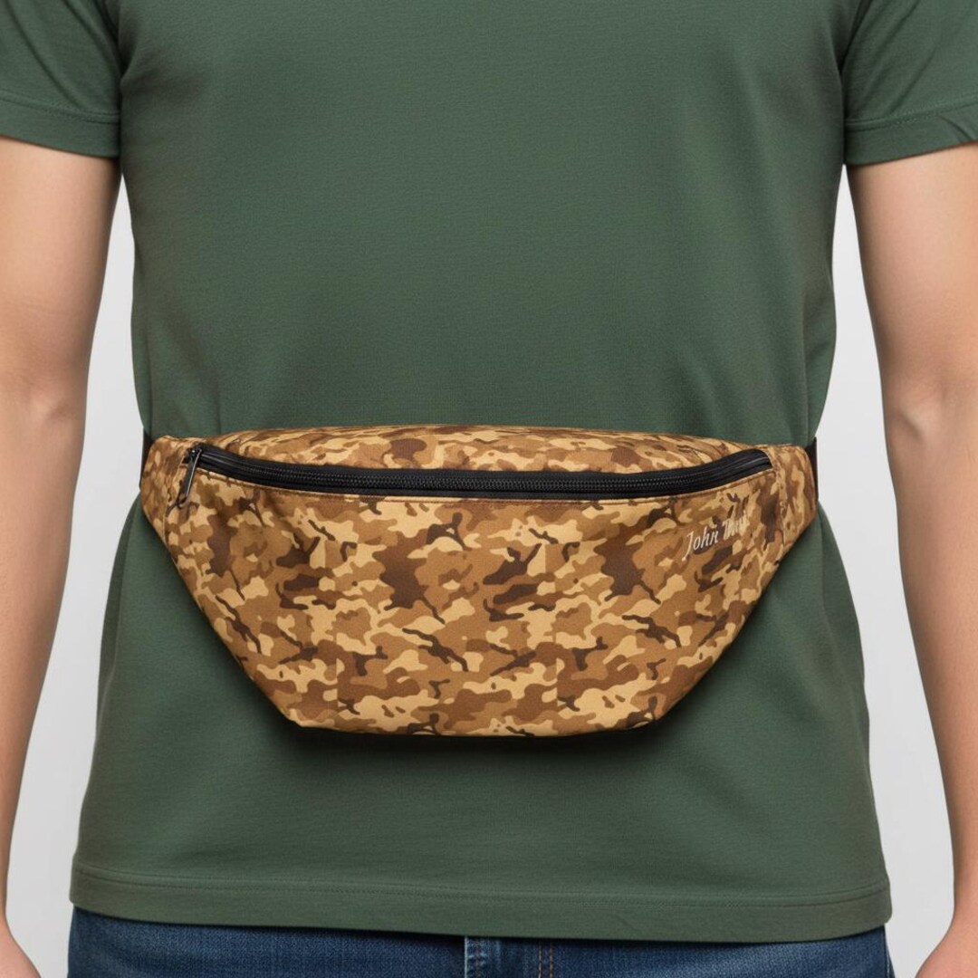 Personalized Desert Camo Fanny Pack – Hunter Gift, Outdoor Waist Bag - Etsy