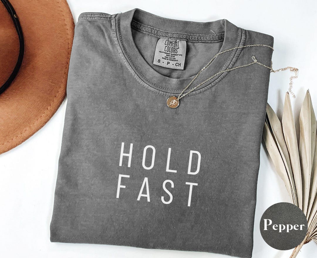 Minimalist Hold Fast Unisex Comfort Colors Tshirt for Sailor, Coastal ...
