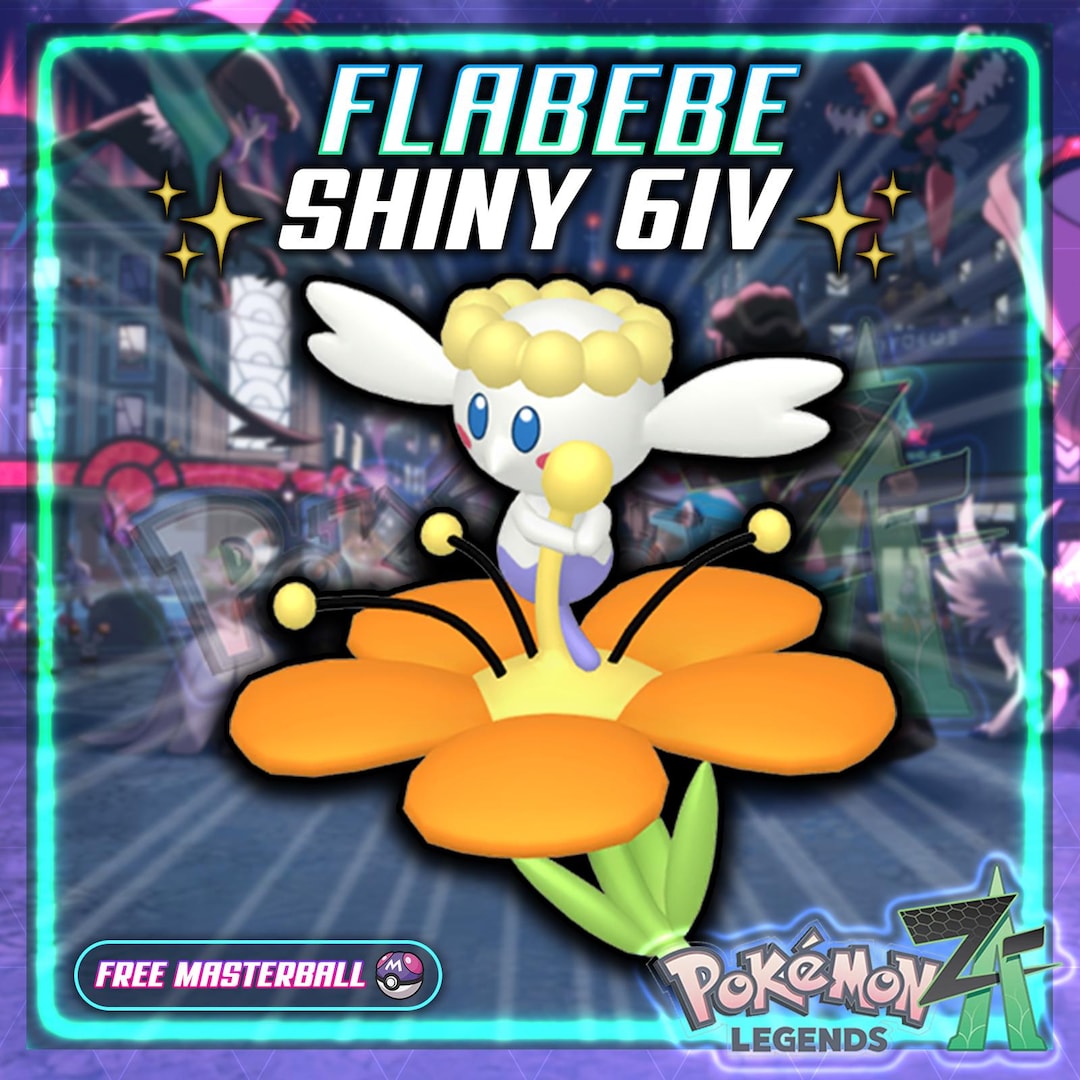 Pokemon Legends Z-A FLABEBE Shiny 6IV / Competitive Set Battle Ready EV ...