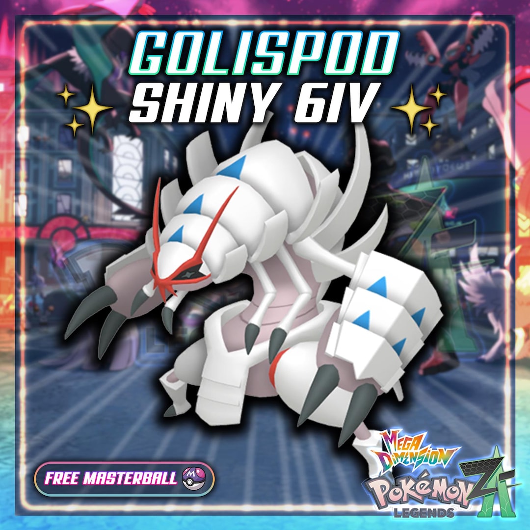 Pokemon Legends Z-A GOLISOPOD Shiny 6IV / Competitive Set Battle Ready ...
