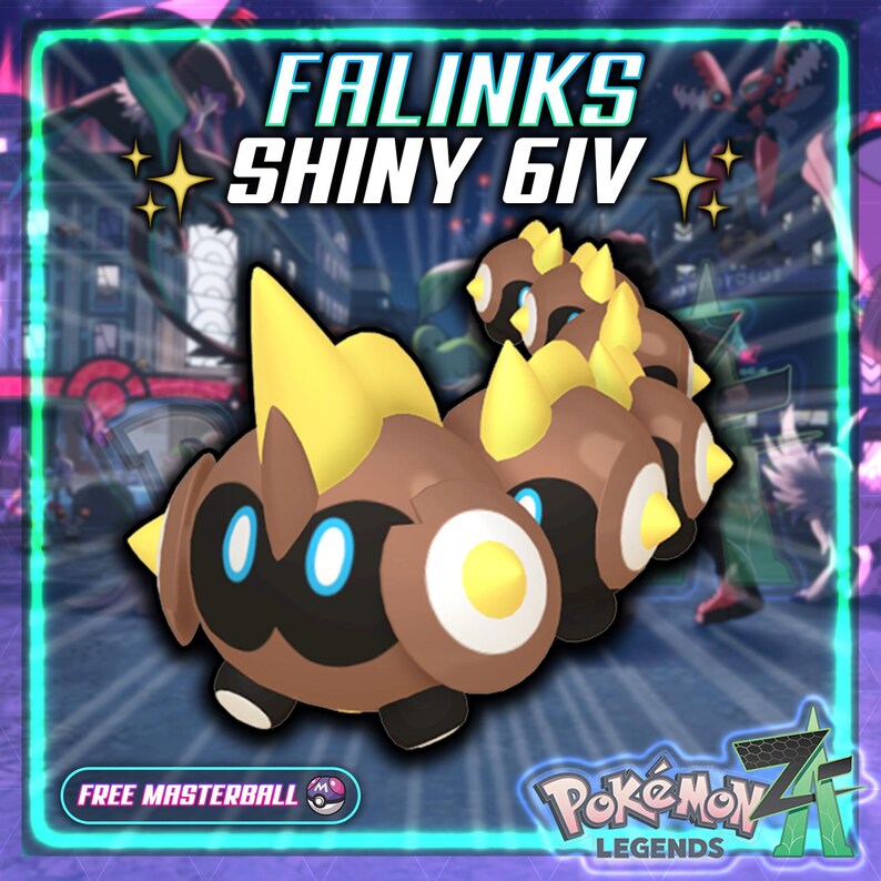 Pokemon Legends Z-A FALINKS Shiny 6IV / Competitive Set Battle Ready EV ...