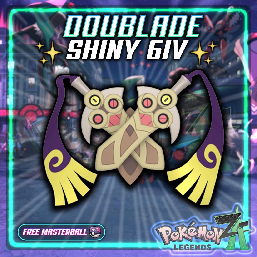 Pokemon Legends Z-A DOUBLADE Shiny 6IV / Competitive Set Battle Ready EV Trained / Any Held Item ...