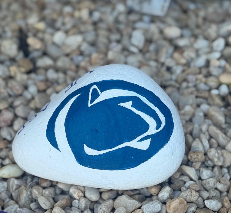 Penn State Painted Rocks. Various Designs. - Etsy